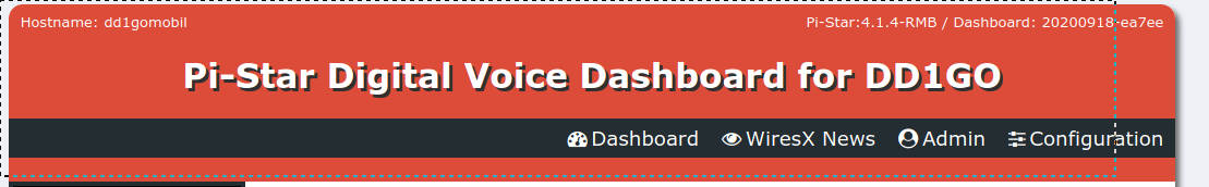 Das Pi-Star DASHBOARD auf EA7EE Installation ändern (per SSH) – Pi-Star ...